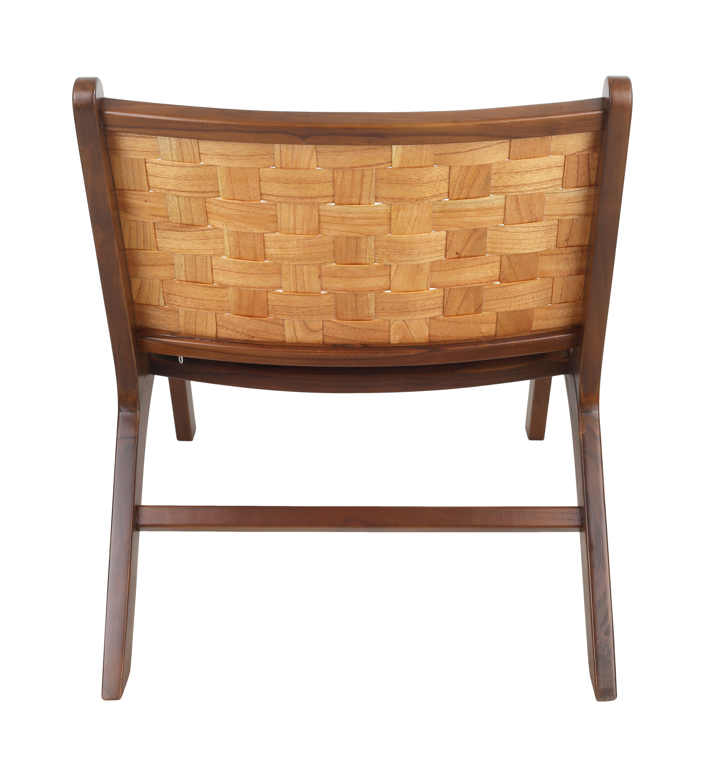 Loria Teak Accent Chair With Cushion - Midcentury - Armchairs And ...