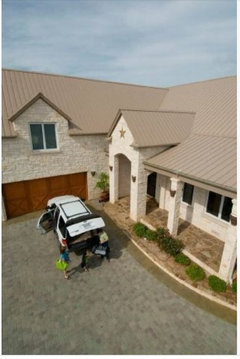 Our home has beige metal roof and need advice on exterior colors