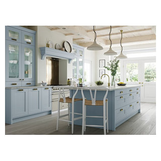 Baby Blue Country Style Kitchen - Surrey - by Bespoke Kitchen Boutique ...
