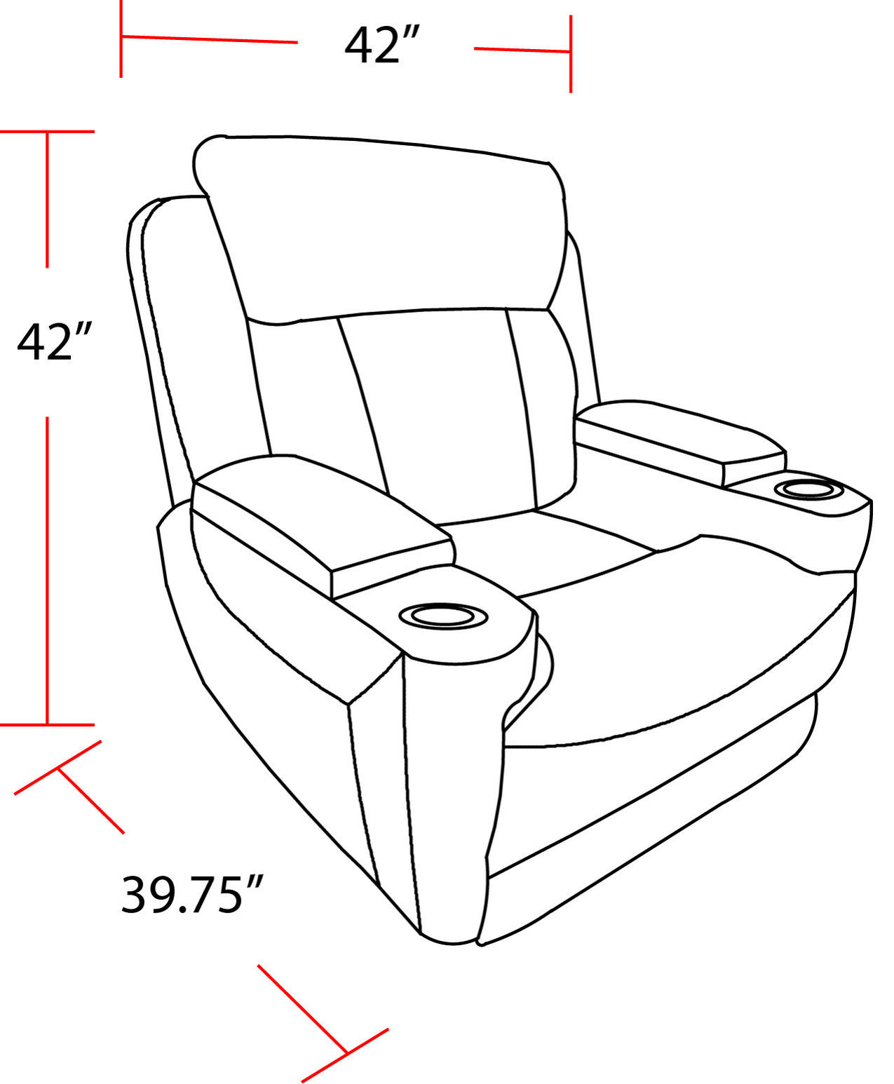 Parker Living Dalton Power Recliner - Transitional - Recliner Chairs ...