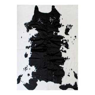 Flash Furniture Barstow 5x7 Faux Cowhide Rug, Black, YTG-RGC31523-57-BK ...