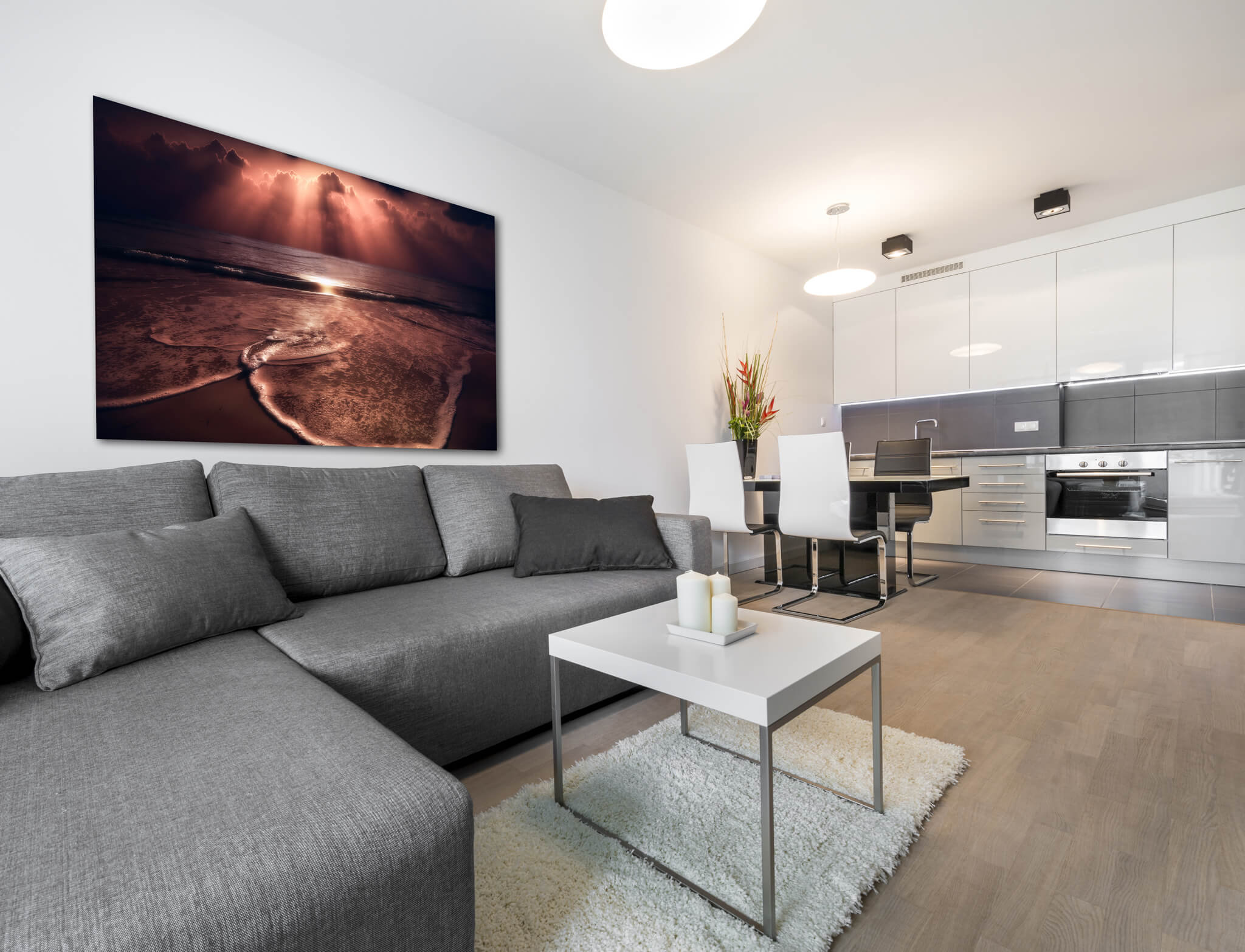 Art Sets - Beach & Ocean Picture - Fine Art Photography, 24x16 - Beach ...