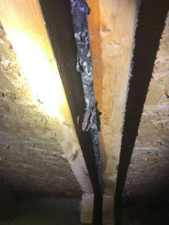 Rotten roof sheathing during winter