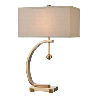 ELK HOME D4511 Straight Loop Table Lamp In Cafe Bronze - Transitional ...