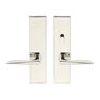 Ecco Lever, Tubular Passage, Privacy Bolt, Left Hand, Satin Stainless ...