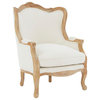 Safavieh Fallon Wing Chair Ivory, #N/A - French Country - Armchairs And ...