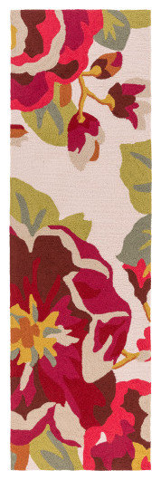 Surya Rain RAI-1230 3'x5' Rug, Dark Red/Ivory - Contemporary - Area ...