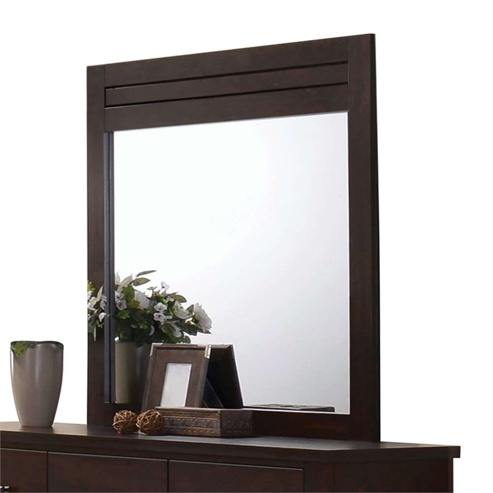 ACME Panang Mirror in Mahogany - Transitional - Wall Mirrors - by ...