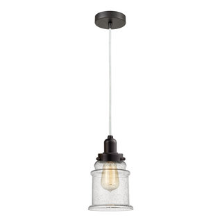 Innovations W Canton Mini Pendant, OBZ Seedy/Bell/WH, 100OB-10W-0H-OB ...