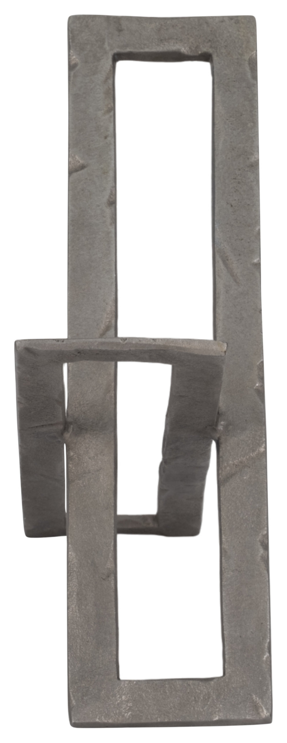 12" Metal Abstract Sculpture, Gunmetal - Contemporary - Decorative ...