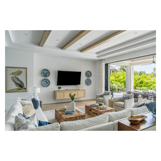 Cali Coastal - Beach Style - Living Room - Miami - by Adelyn Charles ...