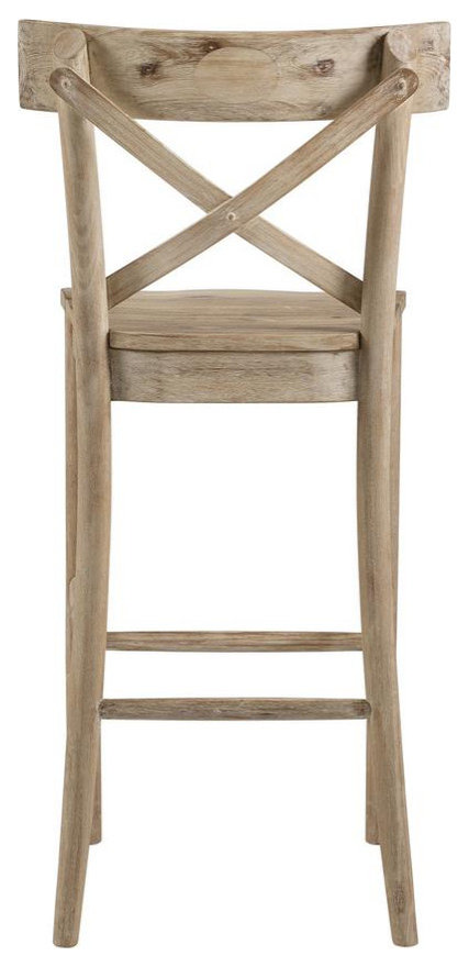 Transitional Style Keaton Bar Stool - Rustic - Bar Stools And Counter ...
