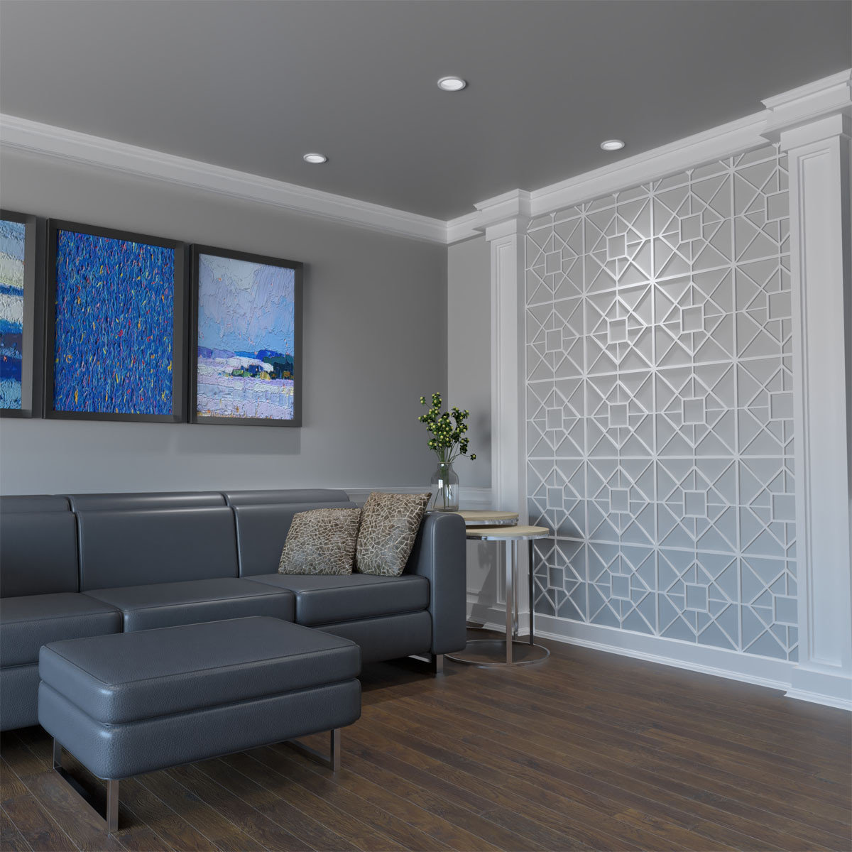 Extra Small Conroe Decorative Fretwork Wall Panels, Architectural Grade ...
