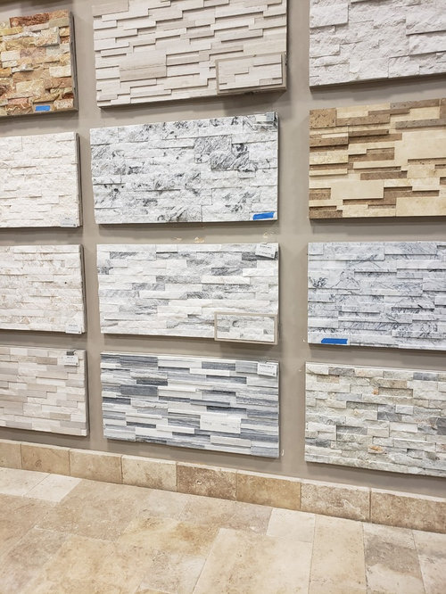 Stacked Stone Shower