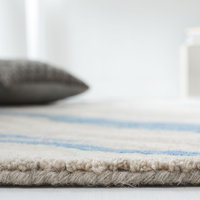 Safavieh Soho Soh675M Organic/Abstract Rug, Blue/Beige, 2'3"x8' Runner ...