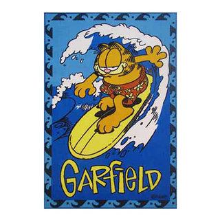 Fun Rugs Garfield Collection Garfield Surfing Area Rug, 39"x58 ...