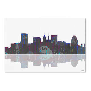 'Baltimore, Maryland Skyline' Canvas Art by Marlene Watson, 16" x 24 ...