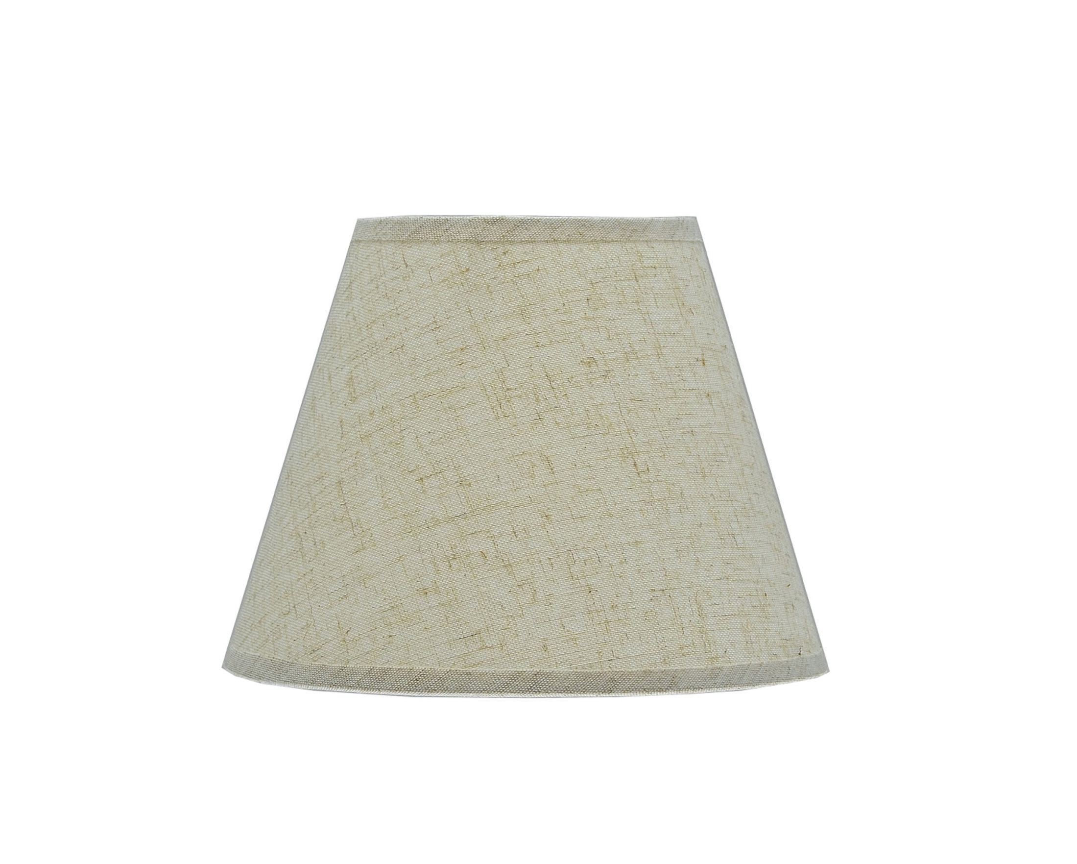 32032 Hardback Empire Shape Spider Lamp Shade, Flaxen, 9" wide, 5"x9"x7 ...