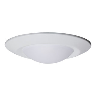 6 in. LED Flush Mount Disk Light Round 10W 3000K White 24PK ...