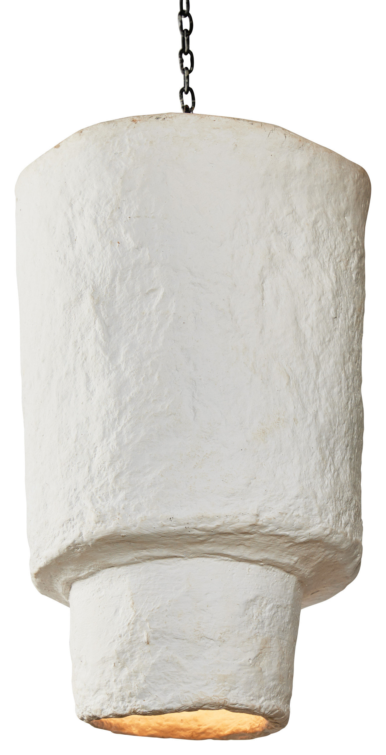 Hand Sculpted Paper Mache Pendent Lamp Small - Transitional - Table ...