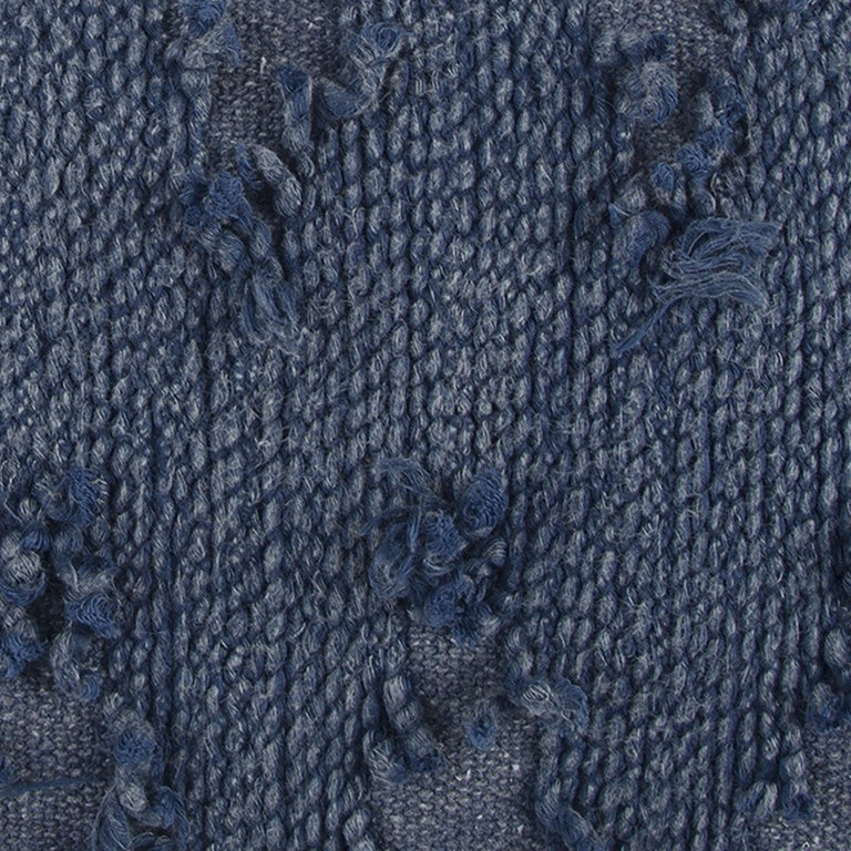 Navy Blue Twisted Chevron Pattern Throw Pillow - Scandinavian ...