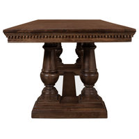 Joshua Pedestal Dining Table - Traditional - Dining Tables - by ...
