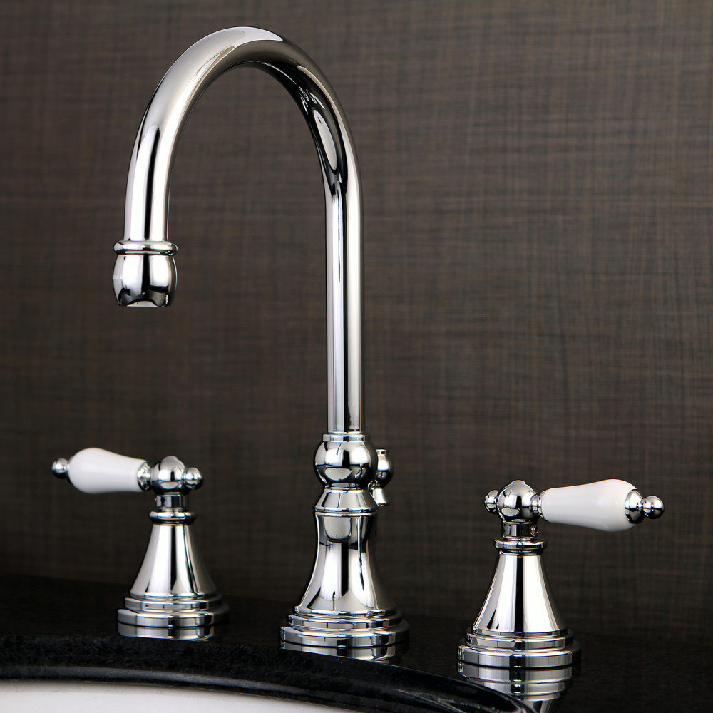 Kingston Brass KS298XPL-P Governor Widespread Bathroom Faucet ...