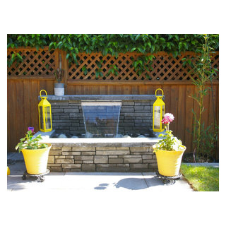 Raised water feature - Contemporary - Patio - Other - by designs by the ...