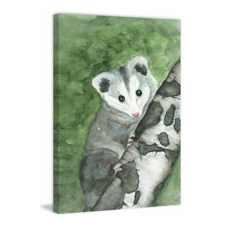 "Curiosity" Painting Print on Wrapped Canvas, 16"x24" - Tropical ...