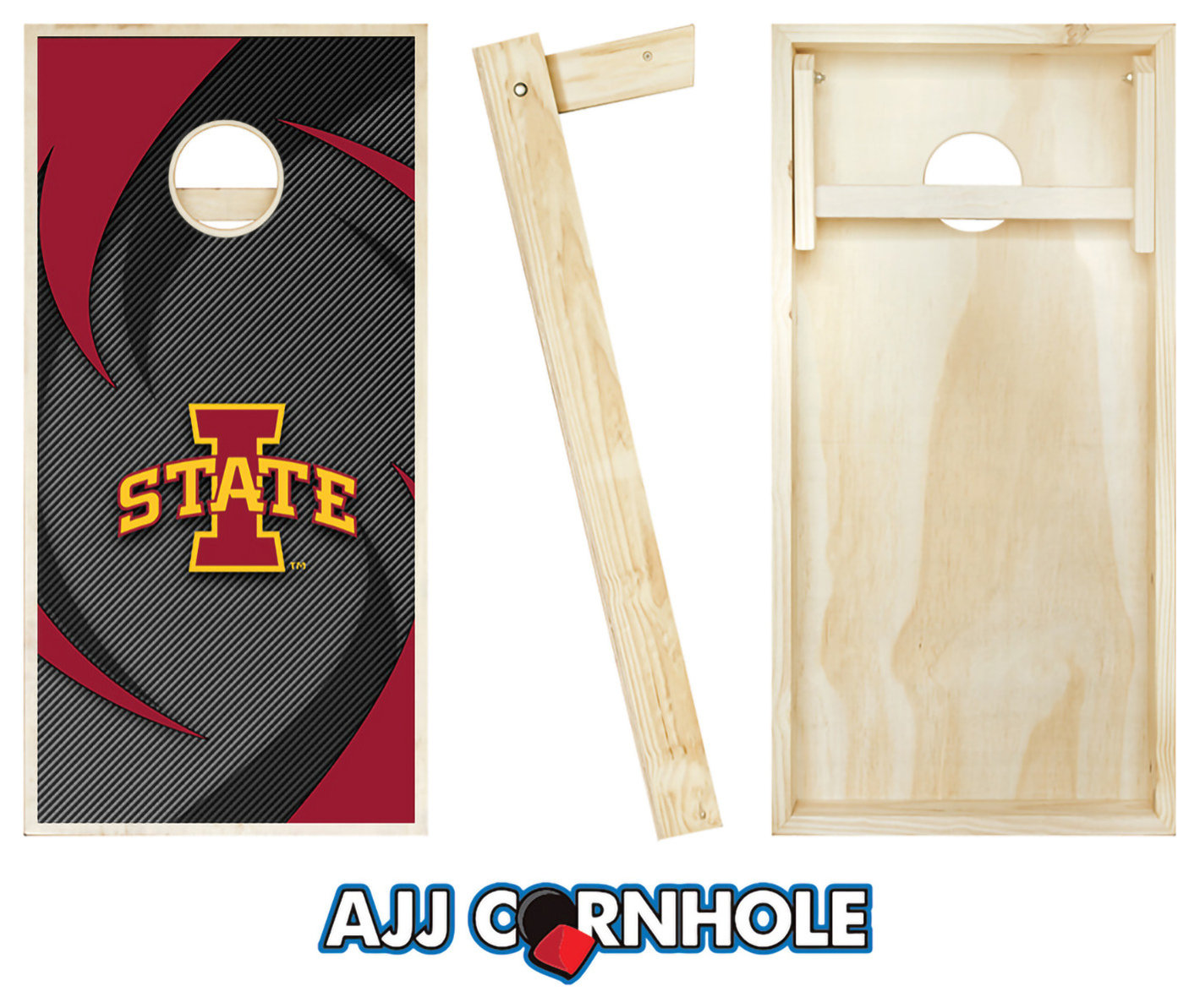Iowa State Swoosh Cornhole Set - Contemporary - Outdoor And Lawn Games ...