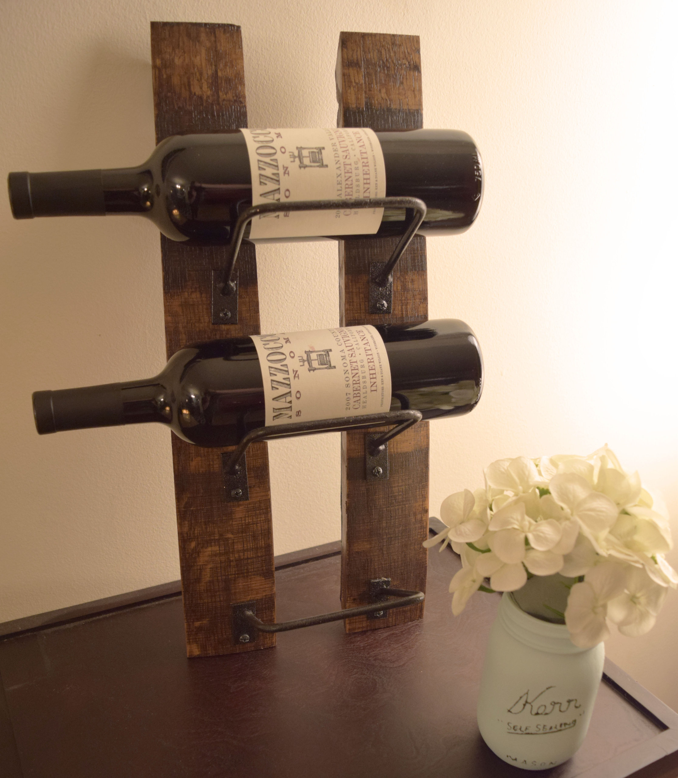 Small Wine Rack - Rustic - Wine Racks - by All About Barrels | Houzz