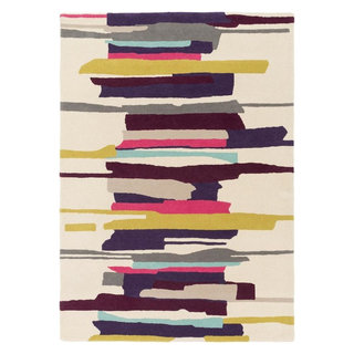Hand Tufted Harlequin Area Rug HQL-8034, 8'x10' - Contemporary - Area ...