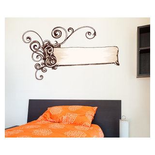 Scroll Ornate Vinyl Wall Decal ScrollOrnateUScolor003, 6 in ...