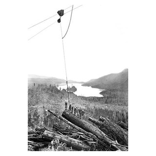 Logging Scene, 12" x 18" - Traditional - Prints And Posters - by ...