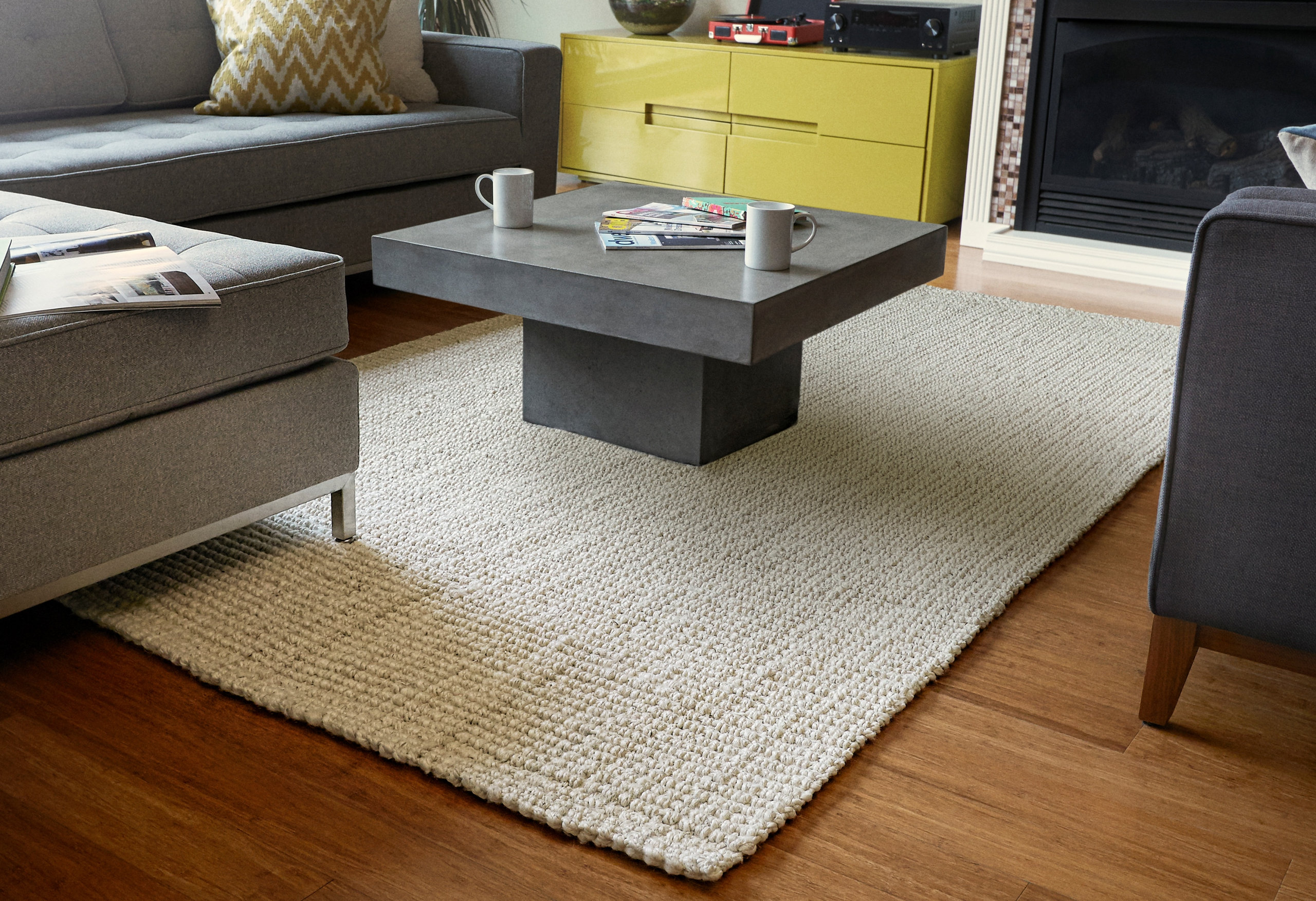 Andes Jute Rug, Ivory, 10'x14' - Contemporary - Area Rugs - by GwG ...