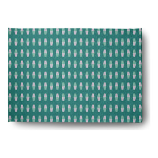 Bowling Pins Rug, 5'x7' - Contemporary - Area Rugs - by E by Design | Houzz