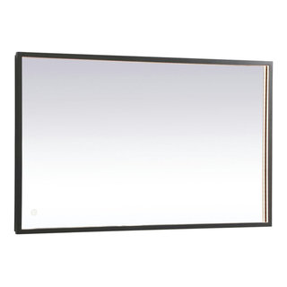 Pier 24X40" Led Mirror With Adjustable Color Temperature, Black ...