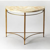 Butler Marlena Cabebe Shell Demilune Console Table - Contemporary ...