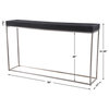 Uttermost Jase Black Concrete Console Table - Industrial - Console Tables - by HedgeApple | Houzz