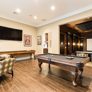 75 Beautiful Game Room With Black Walls Pictures & Ideas | Houzz