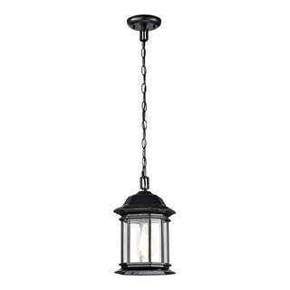 Hopkins Outdoor Pendant or Chandeller, Matte Black - Transitional ...