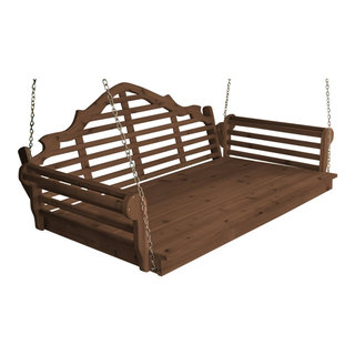 Pine Marlboro Swingbed, 6 Foot - Rustic - Porch Swings - by Furniture ...