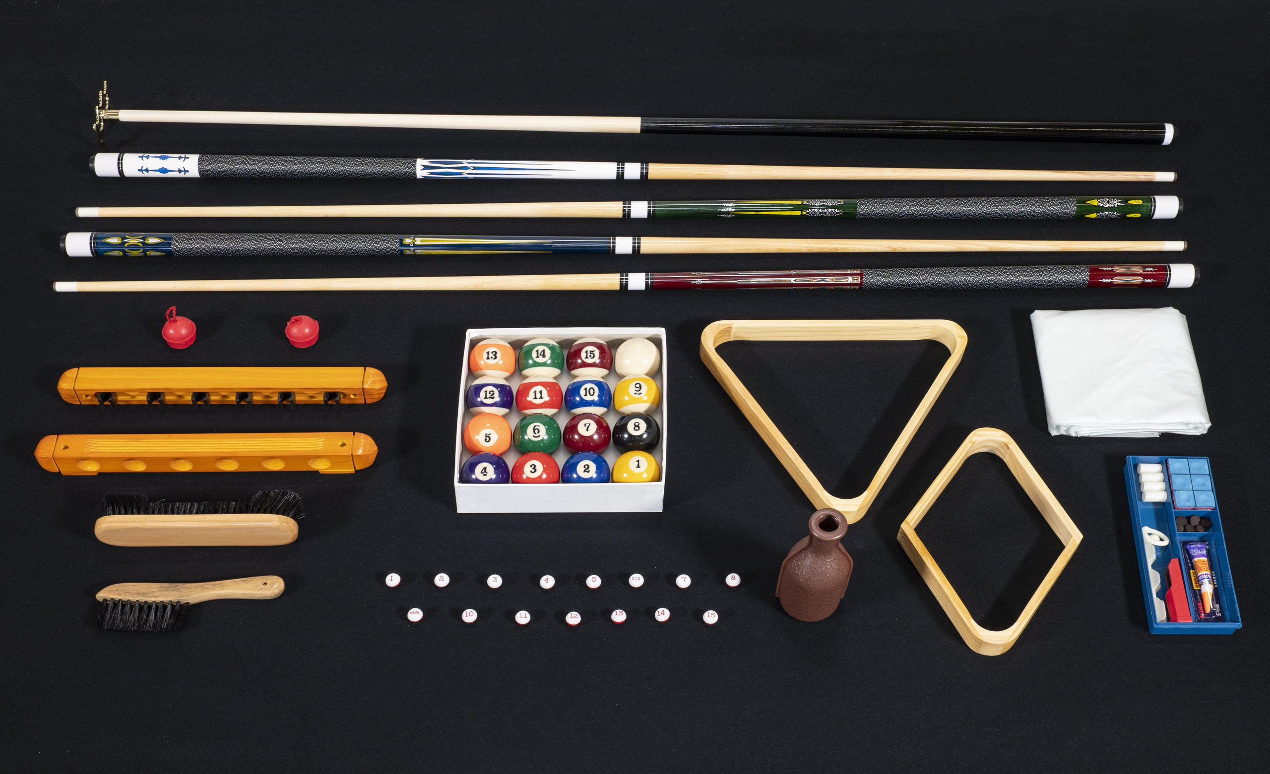 Xander Modern Pool Table w/White Glove Delivery - Industrial - Game ...