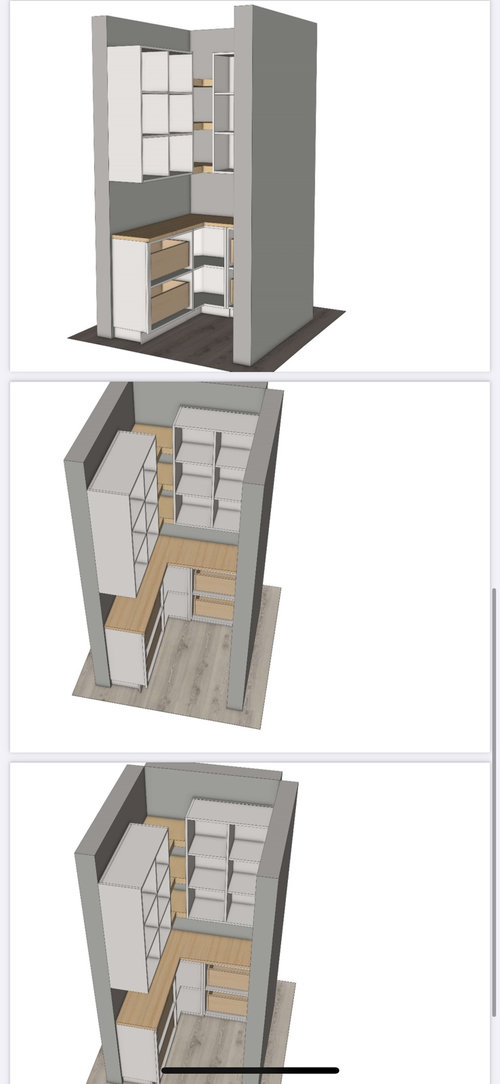 Shelving Design: Small Walk In Pantry Design