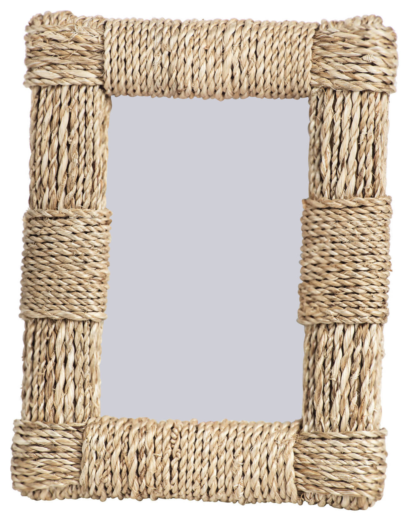 Faenza Abaca Rope Photo Frame, 4" X 6" - Beach Style - Picture Frames ...