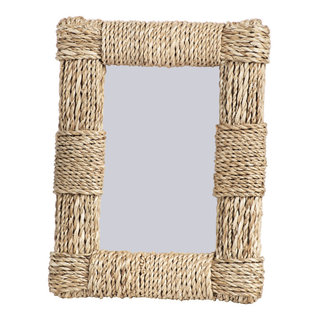 Faenza Abaca Rope Photo Frame, 4" X 6" - Beach Style - Picture Frames ...