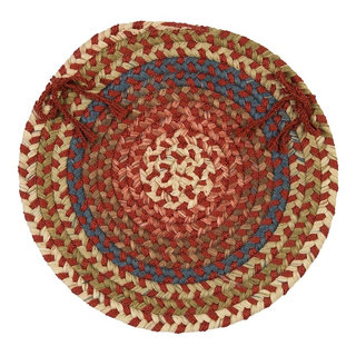 Cedar Cove- Rust Chair Pad (set 4) - Rug Pads - by Morning Design Group ...