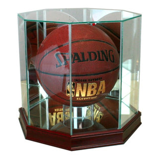 Octagon Basketball Display Case - Traditional - Display And Wall ...