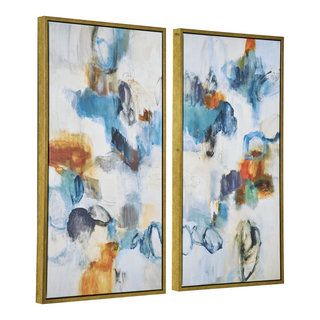 Uttermost - 32325 - Abstract Art, Set/2 - Casual Moments - Gold ...