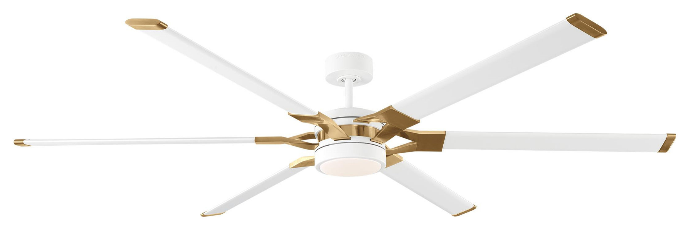 Loft 72" LED Ceiling Fan Matte White - Transitional - Ceiling Fans - by ...